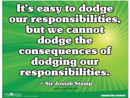Responsibility Lesson - Character Counts