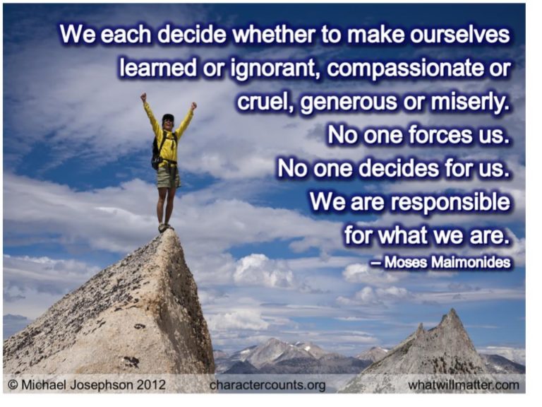 Responsibility Lesson - Character Counts